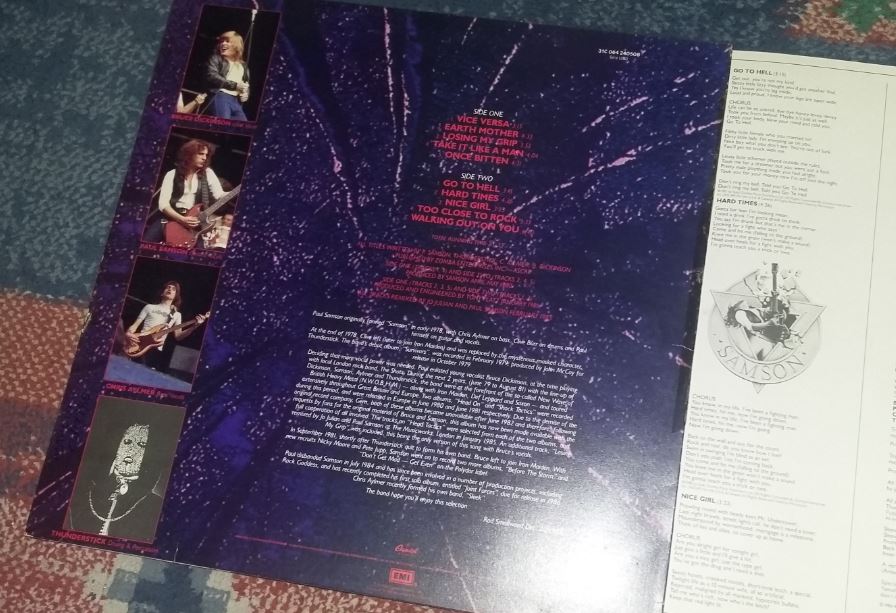 Sugestão do dia: Samson, Head Tactics - Headbangers Brasil