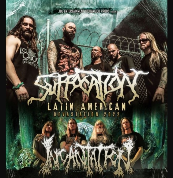 Suffocation e Incantation: chegando ao Brasil para série de shows ...