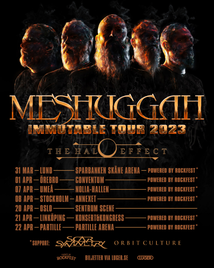 Meshuggah anuncia tour em 2023 - Headbangers Brasil