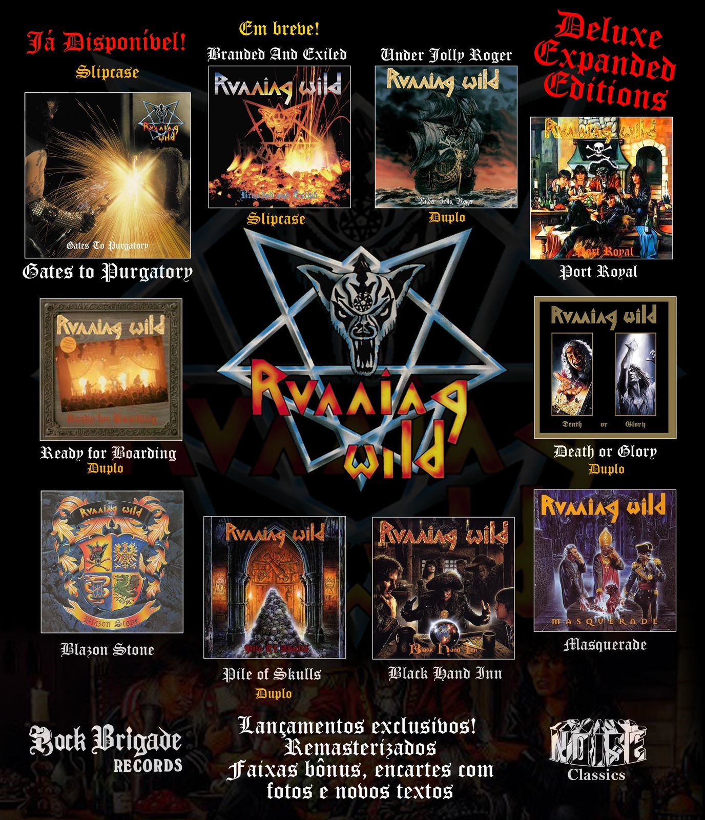 Rock Brigade Records relança a discografia do Running Wild no Brasil ...