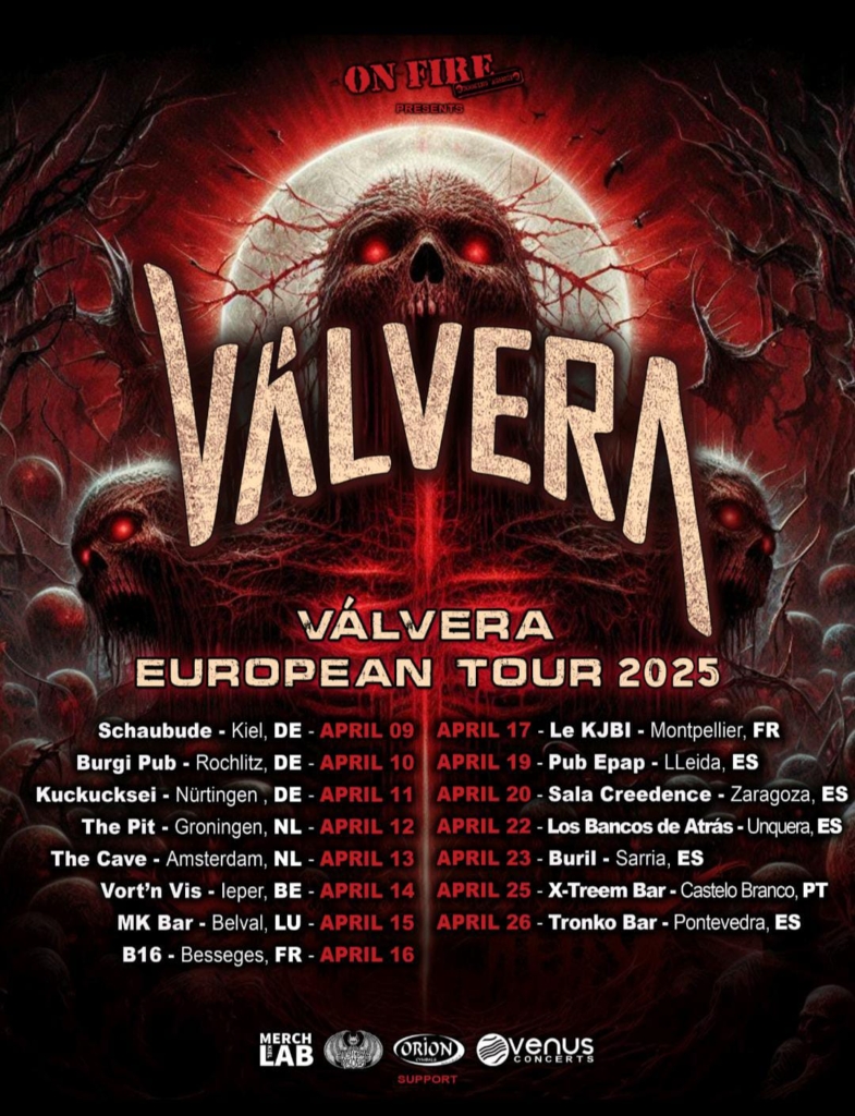 Válvera Anuncia Sua Terceira Turnê Europeia - Headbangers Brasil